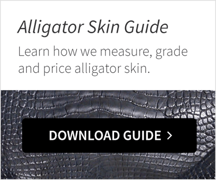 Guide to Measuring and Grading Alligator Skin | Pan American Leathers