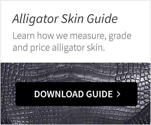 Guide to Measuring and Grading Alligator Skin | Pan American Leathers